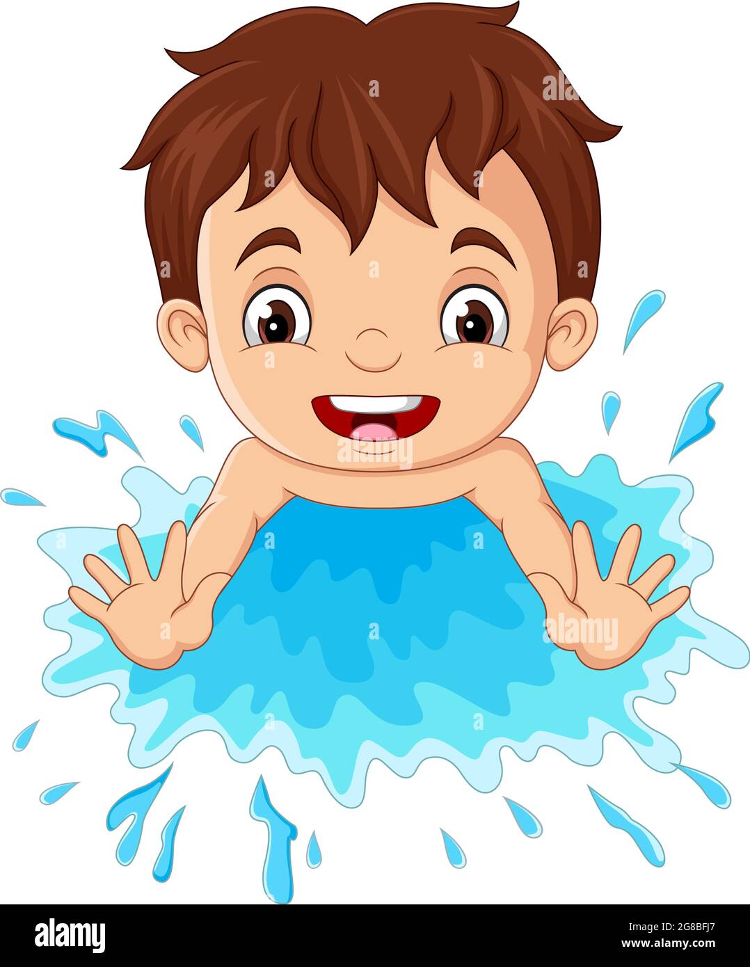 Ocean swims Stock Vector Images - Alamy