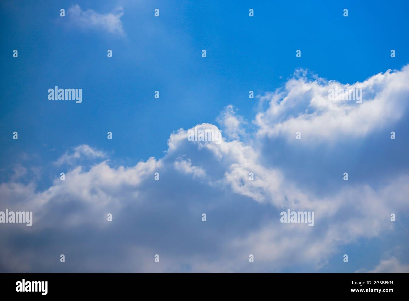 Blue sky background in daylight Stock Photo - Alamy
