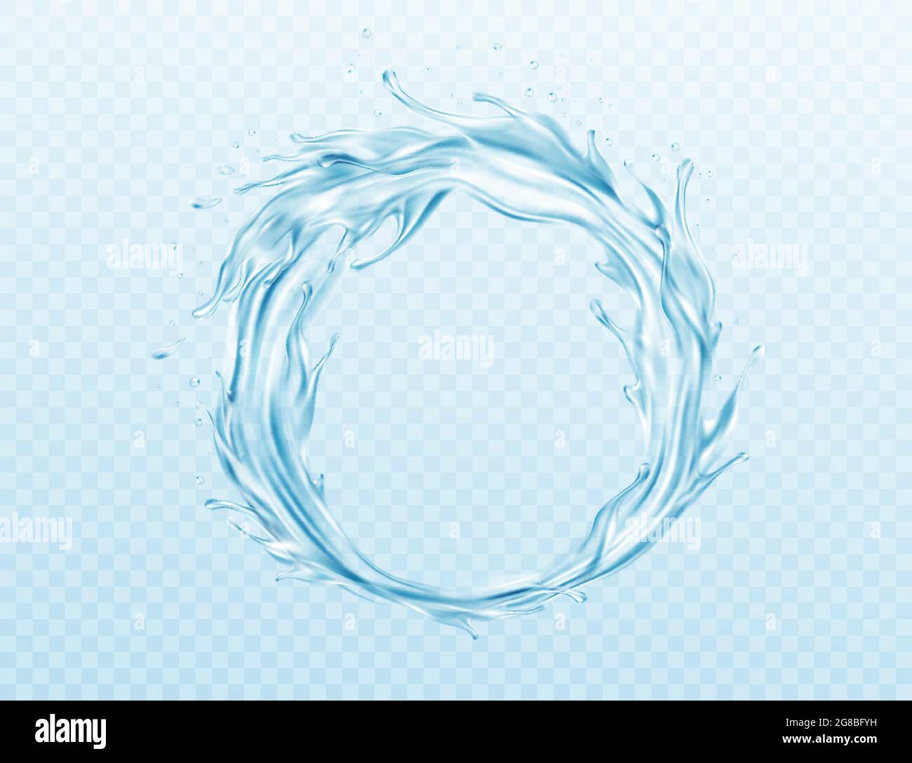 Water Splash Effect Illustrator