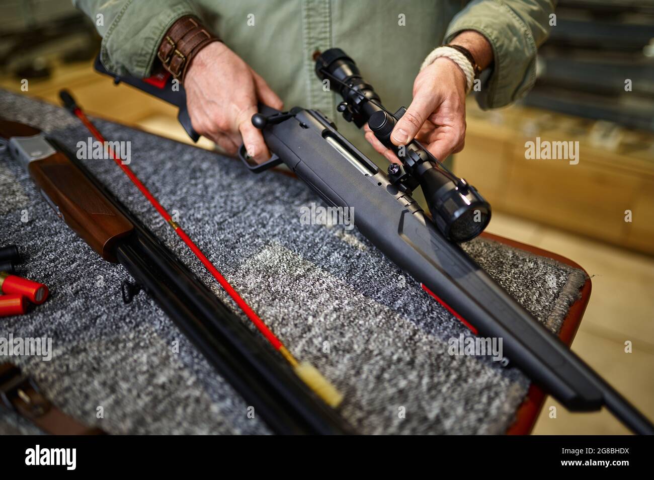 Ramrod, rifle hi-res stock photography and images - Alamy