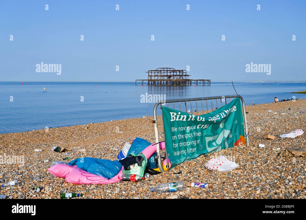 Take your trash home sign hi-res stock photography and images - Alamy