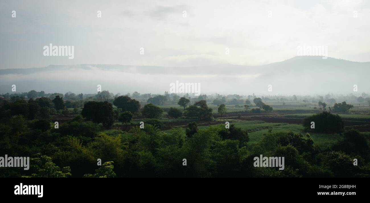 A photo of a cinematic landscape Stock Photo - Alamy