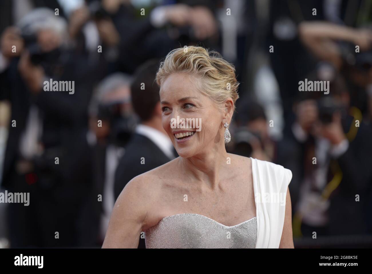 Sharon Stone attends the 74th Cannes Film Festival 2021 Stock Photo - Alamy