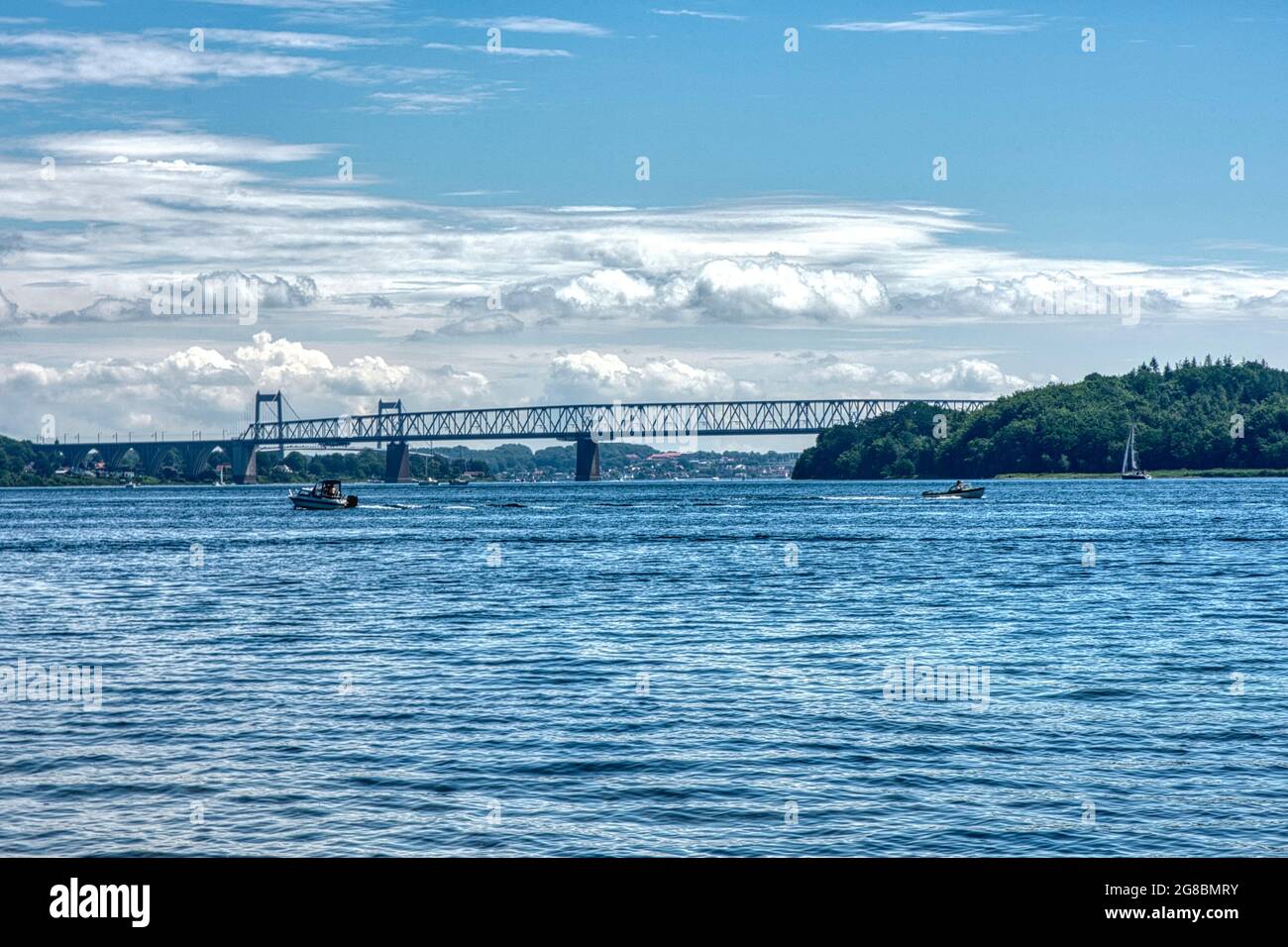 Den gamle lillebæltsbro en sommer dag Stock Photo - Alamy