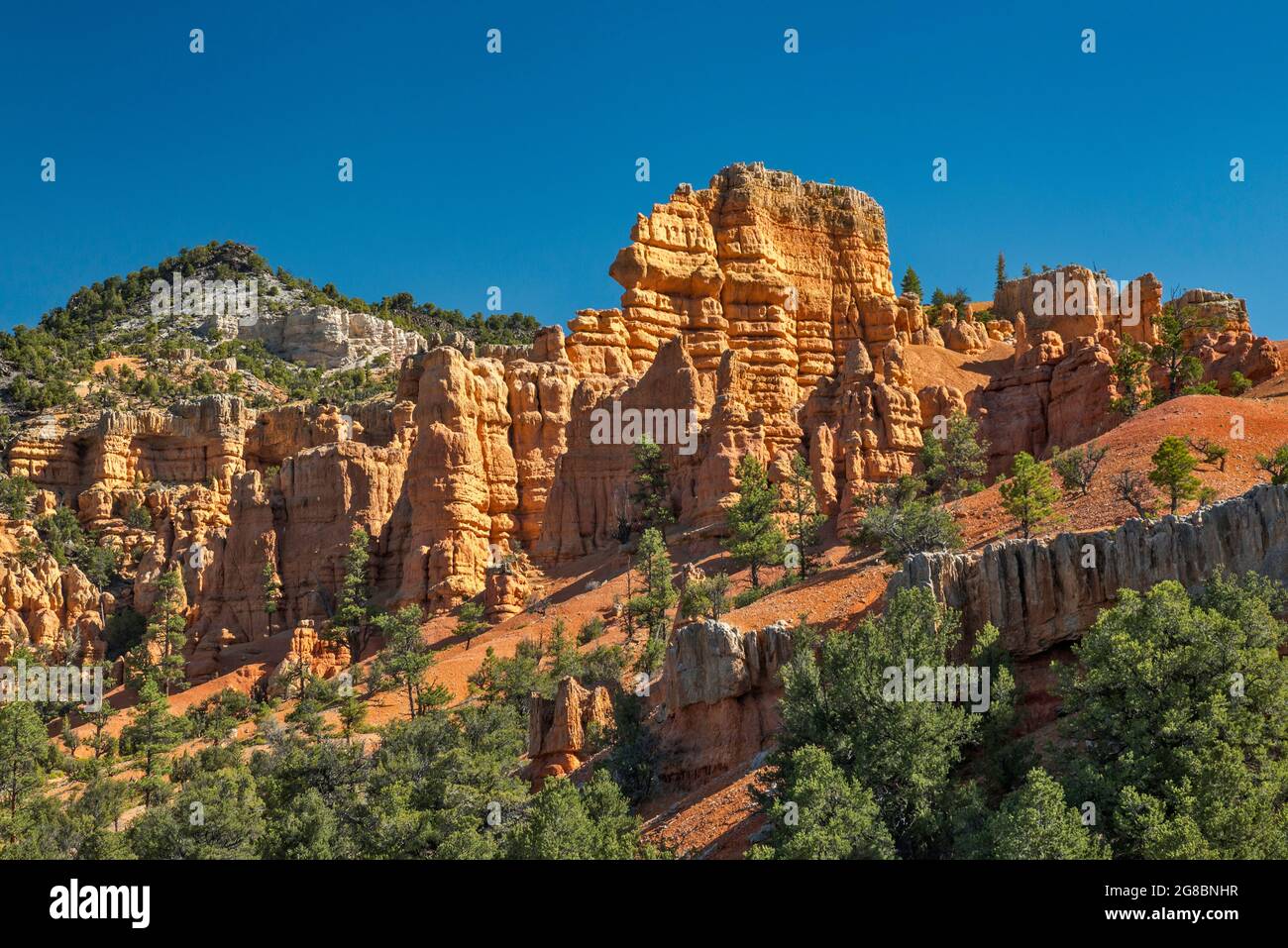 Rock outcrops around Red Canyon, Dixie National Forest, near Panguitch ...