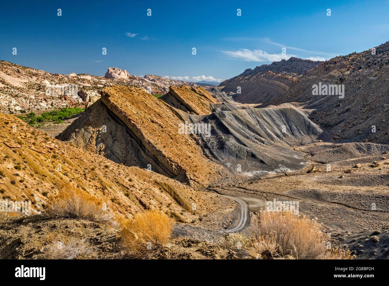 The Cockscomb serrated ridge, Cottonwood Canyon, view from Brigham ...