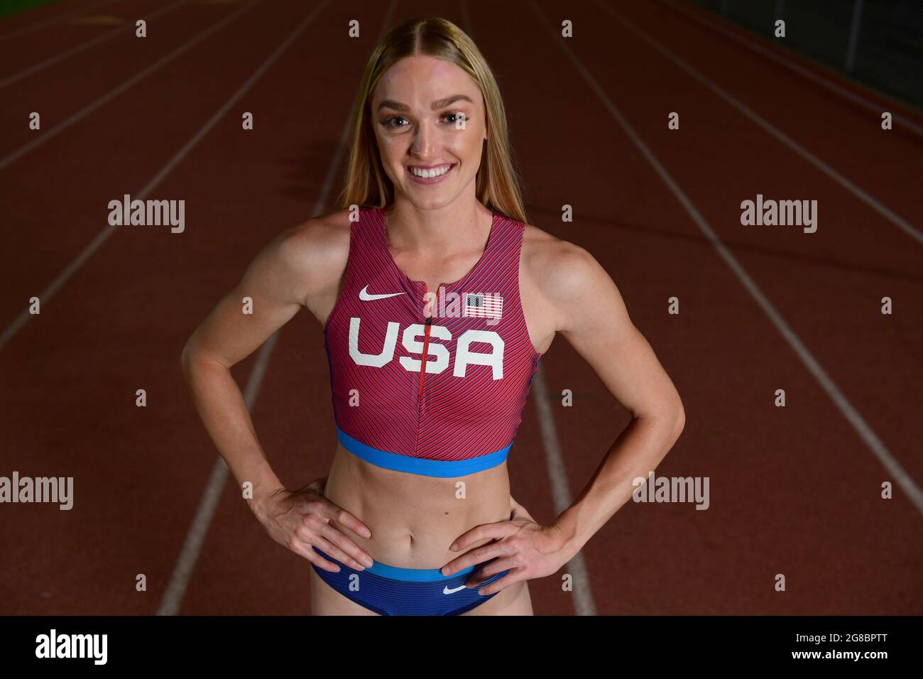 Shae Anderson poses during a portrait session, Thursday, July 15, 2021 ...