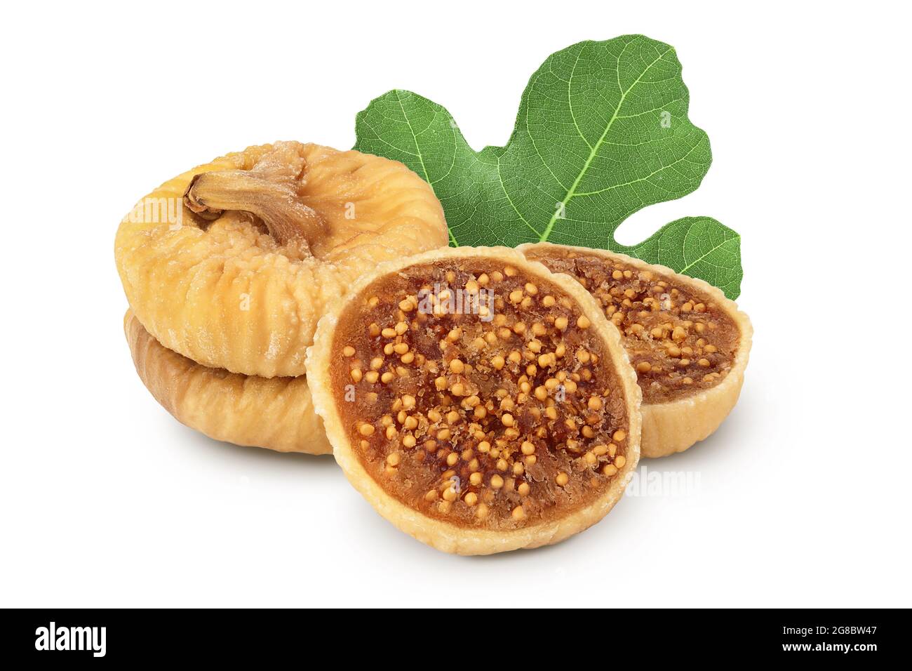 dried fig isolated on white background with clipping path and full ...