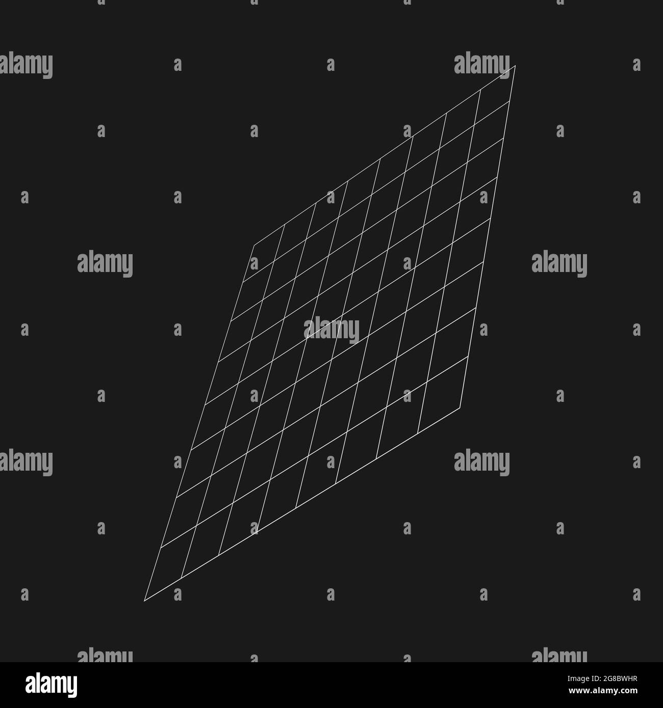Retrofuturistic perspective grid at an angle. Cyber design element ...