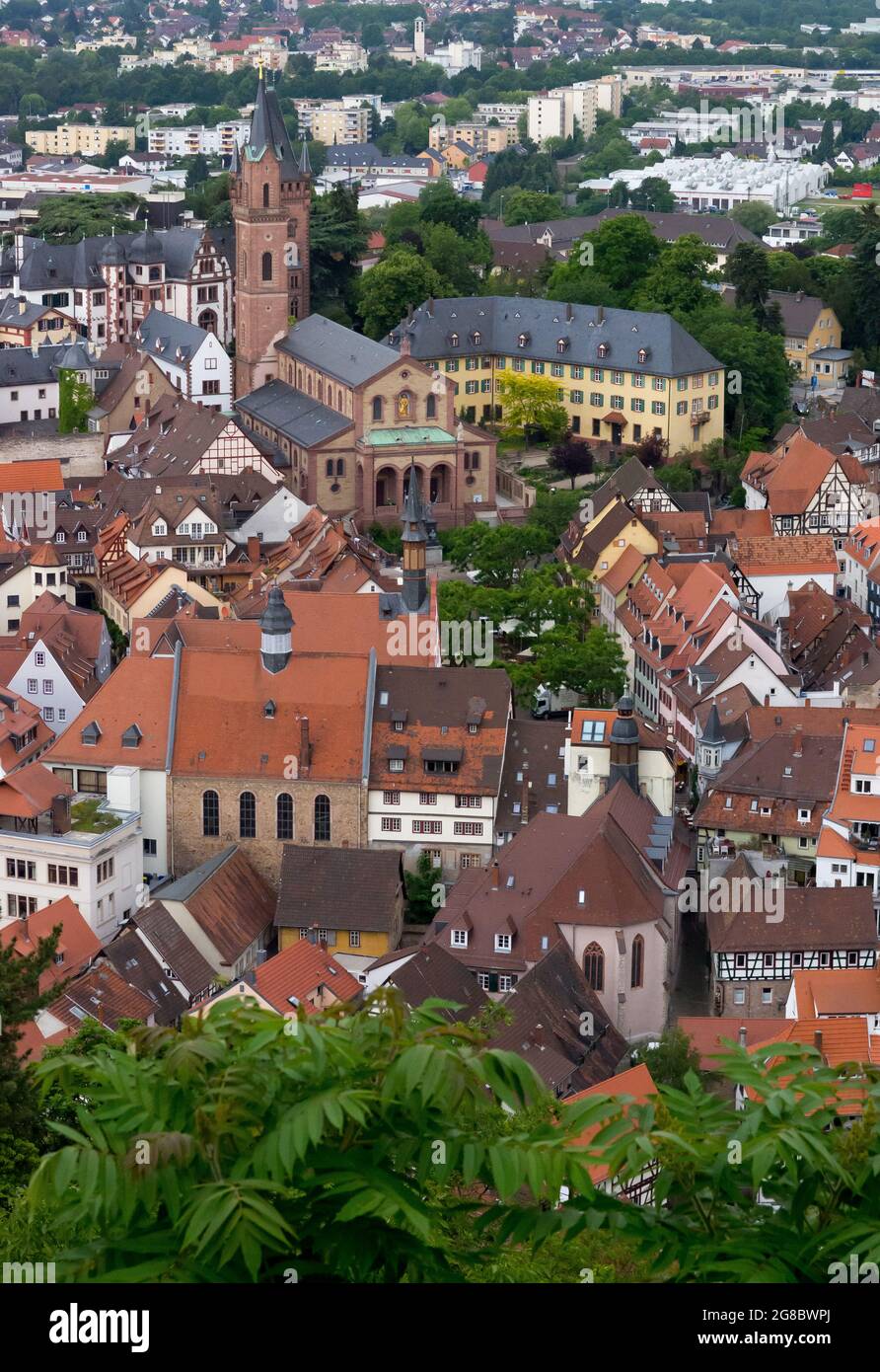 Beautiful photo of the houses in Weinheim, Germany Stock Photo - Alamy