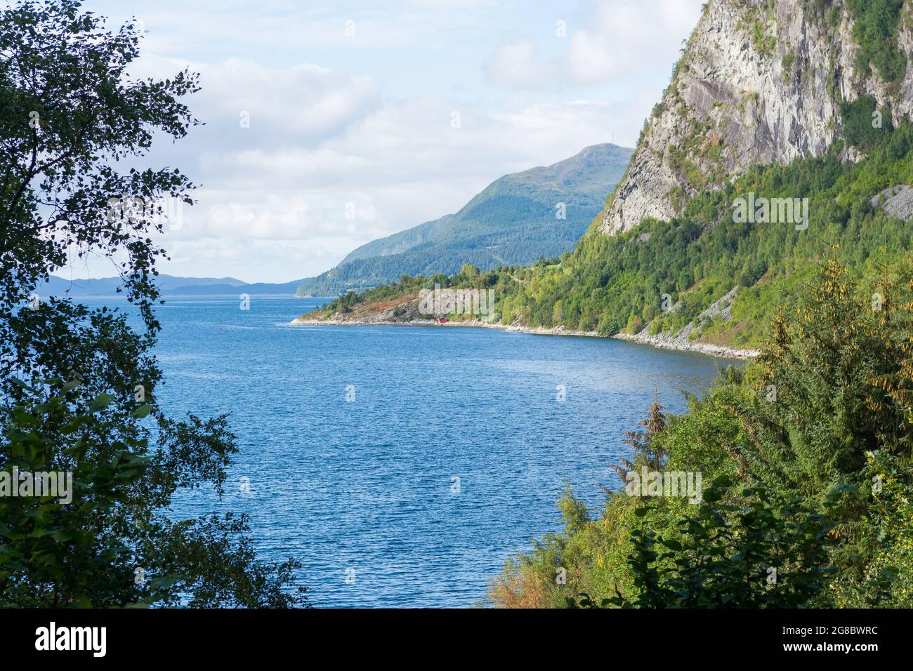 Beautiful photo of a coast in Volda, Norway Stock Photo - Alamy