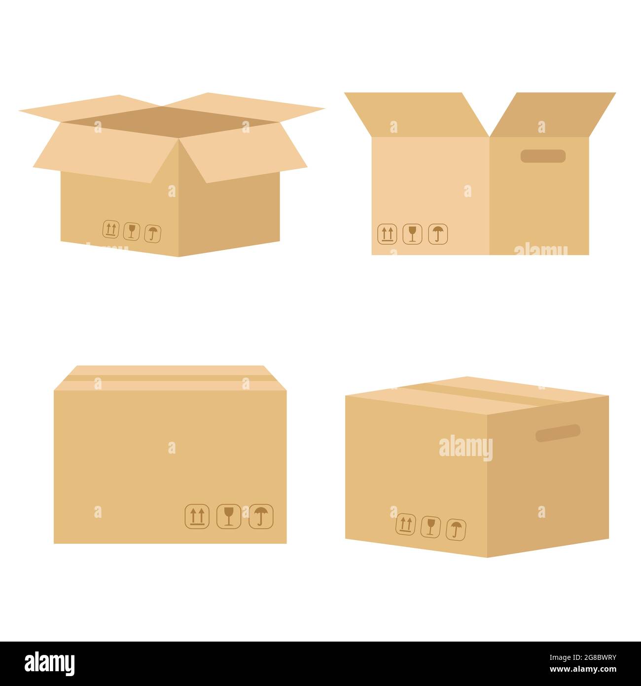 Uses of cardboard Stock Vector Images - Alamy