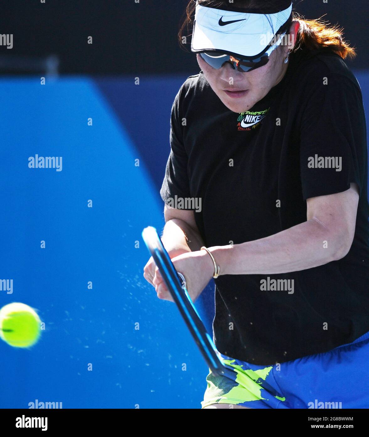 Tokyo, Japan. 19th July, 2021. Chinese tennis player Duan Yingying ...