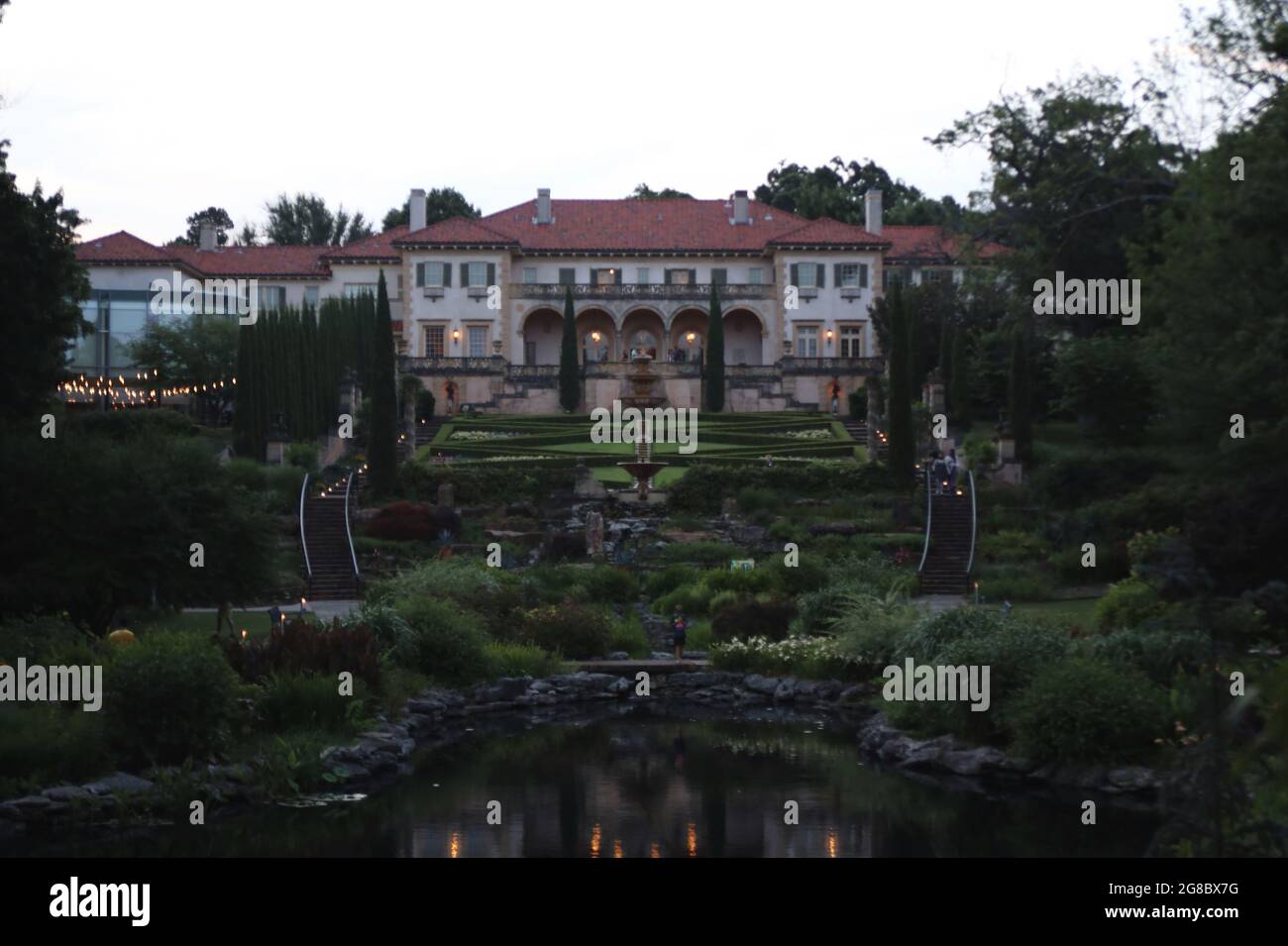 TULSA, UNITED STATES - Jun 27, 2021: The Philbrook Museum of Art is set ...