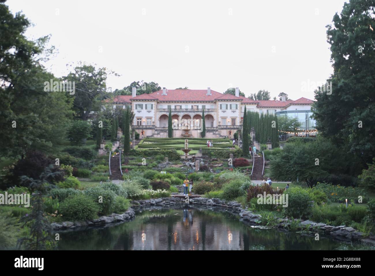 TULSA, UNITED STATES - Jun 25, 2021: The Philbrook Museum of Art is set ...