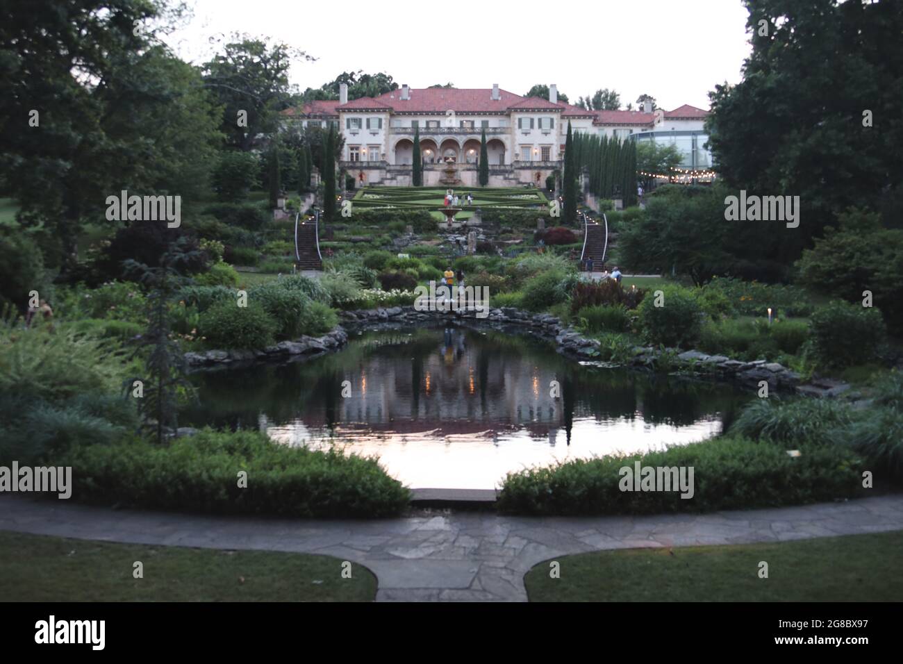 TULSA, UNITED STATES - Jun 27, 2021: The Philbrook Museum of Art is set ...