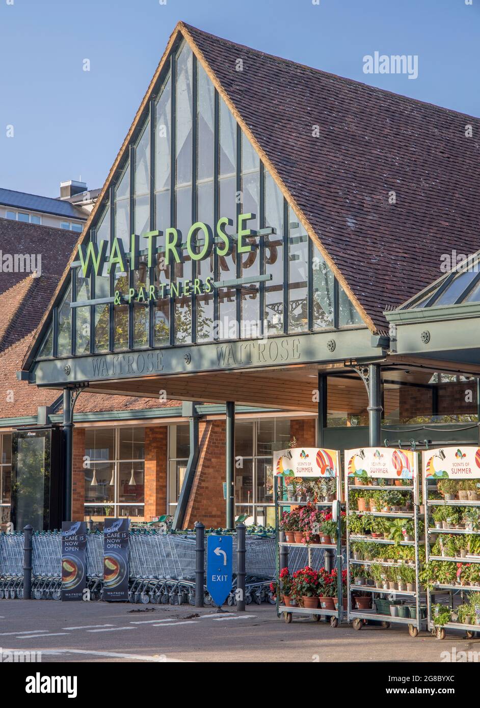 waitrose store in godalming city centre surrey Stock Photo - Alamy