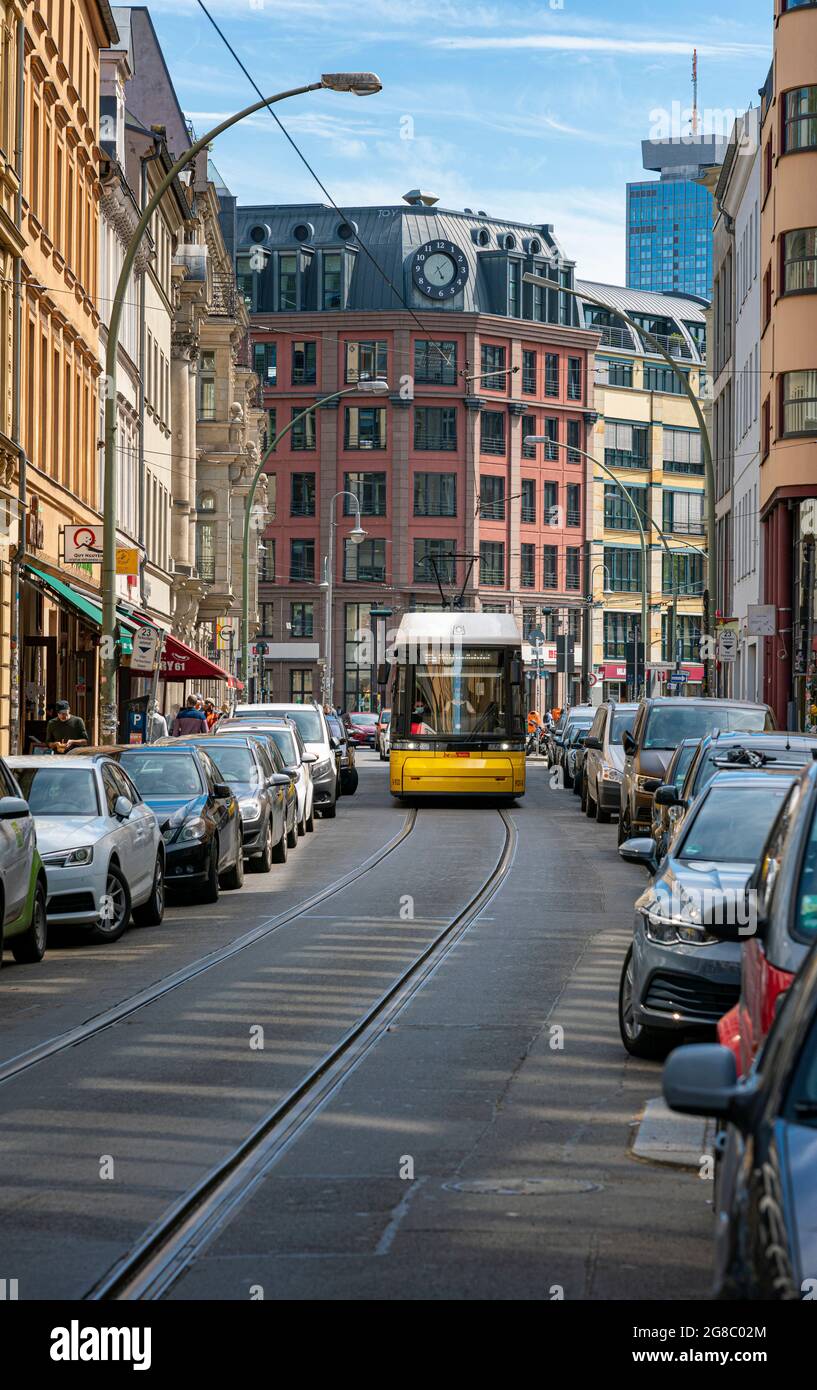 Tram In Berlin Stock Photo - Alamy