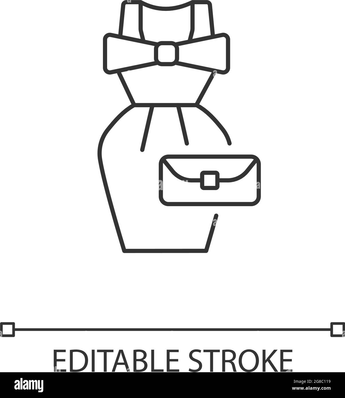 Vintage fashion linear icon Stock Vector Image & Art - Alamy