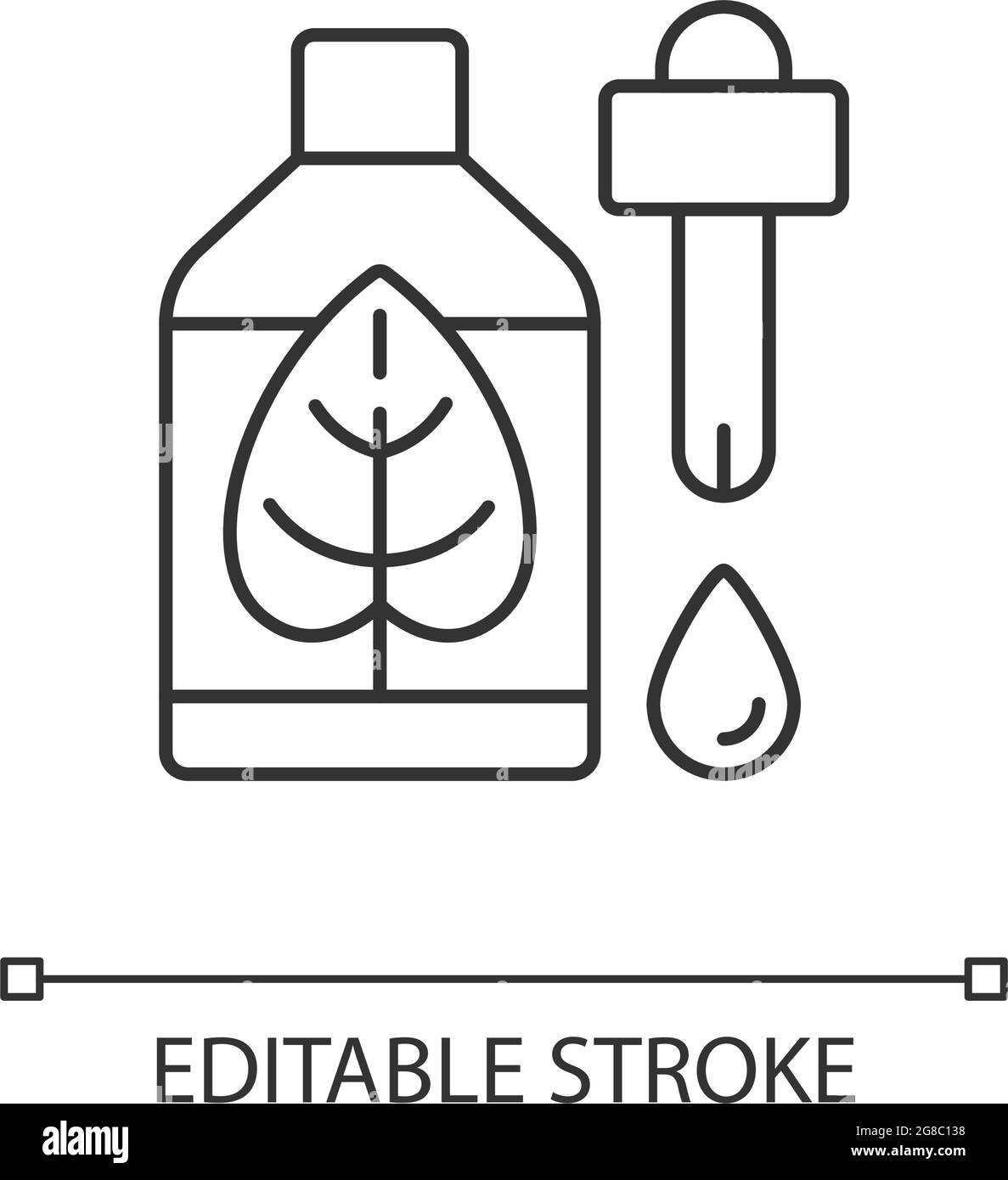 Natural organic cosmetic concept Black and White Stock Photos & Images ...