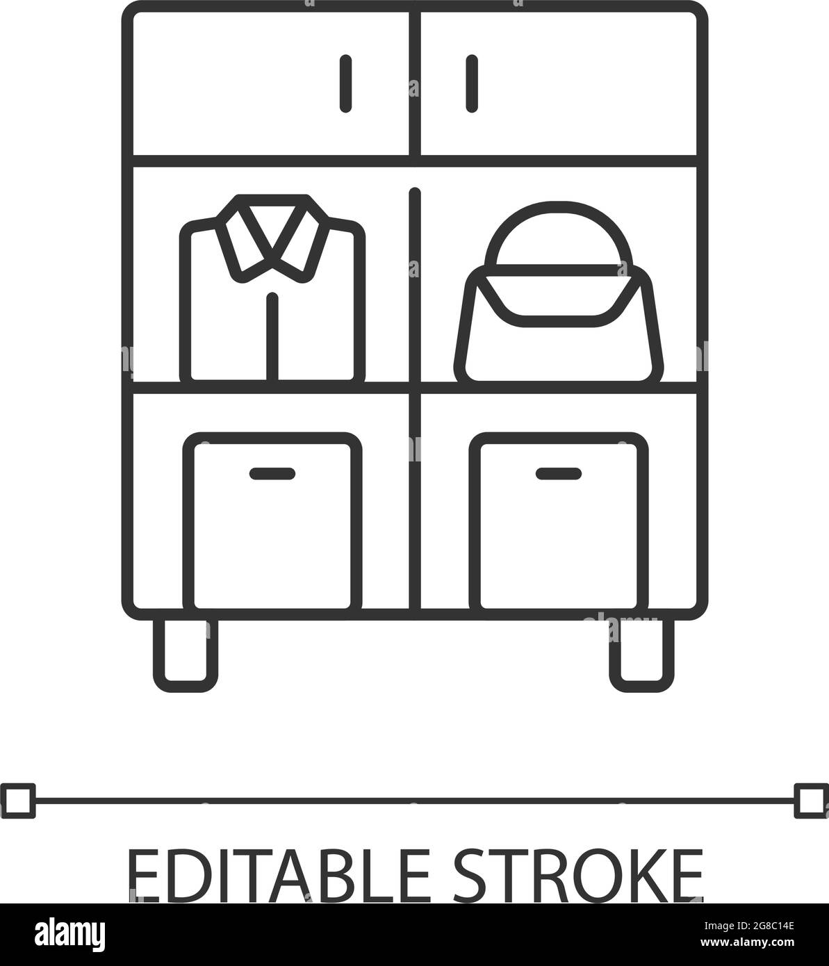 Home organization linear icon Stock Vector Image & Art - Alamy