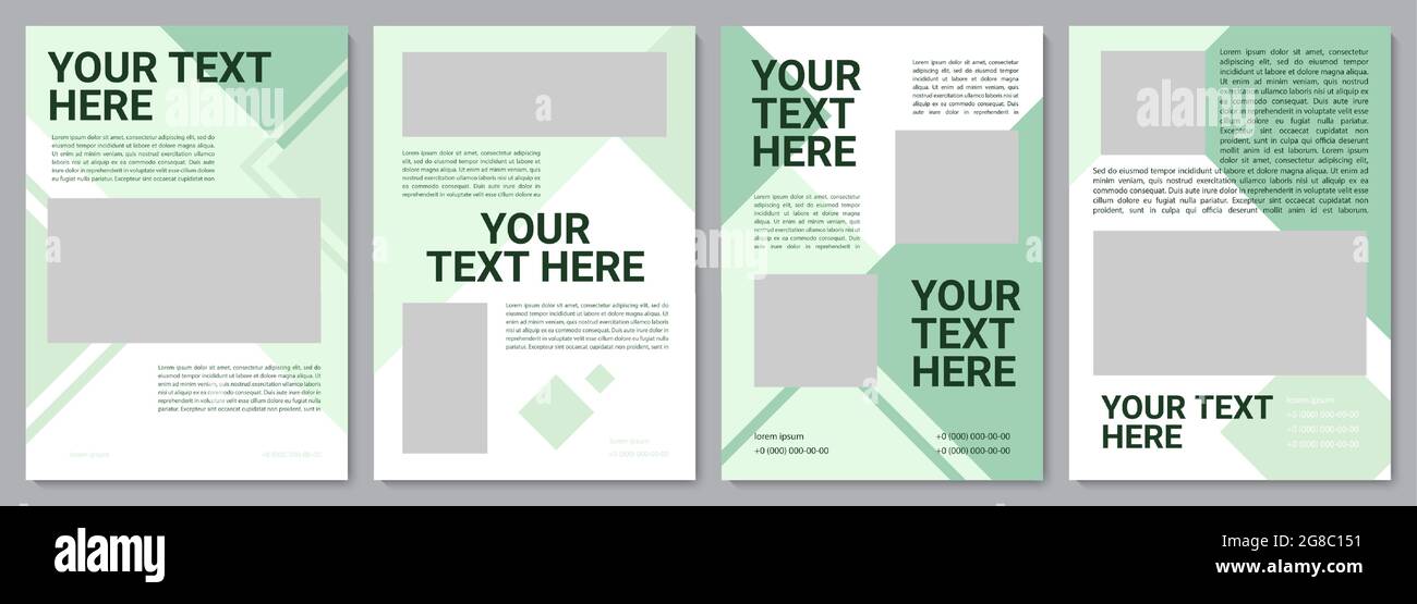 Ecology awareness campaign brochure template Stock Vector Image & Art ...