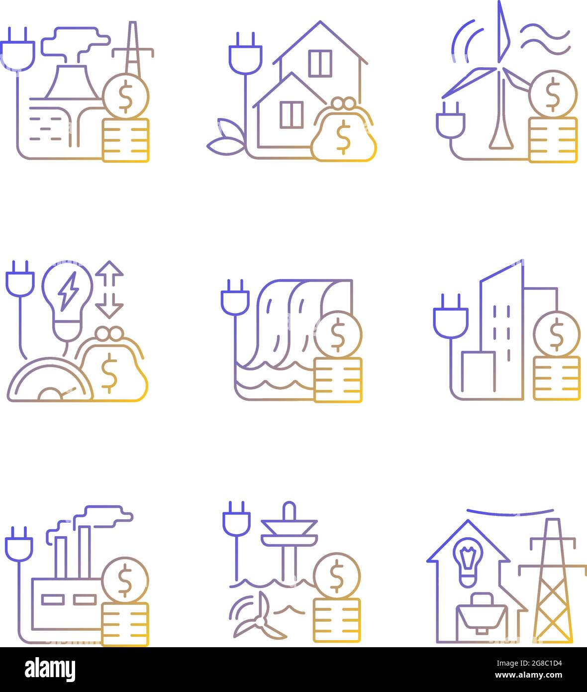 Electricity prices Stock Vector Images - Alamy