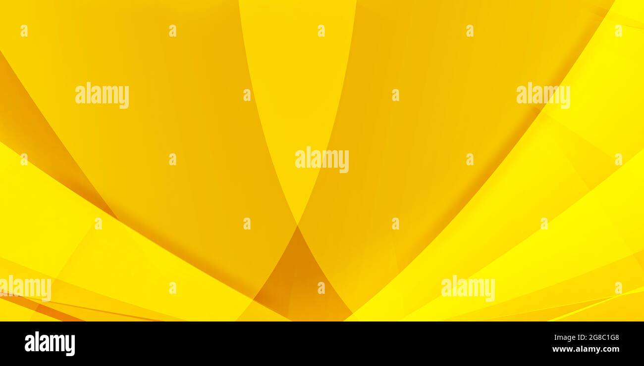 New Yellow Shapes Abstract Background with Trendy and Futuristic Shapes ...