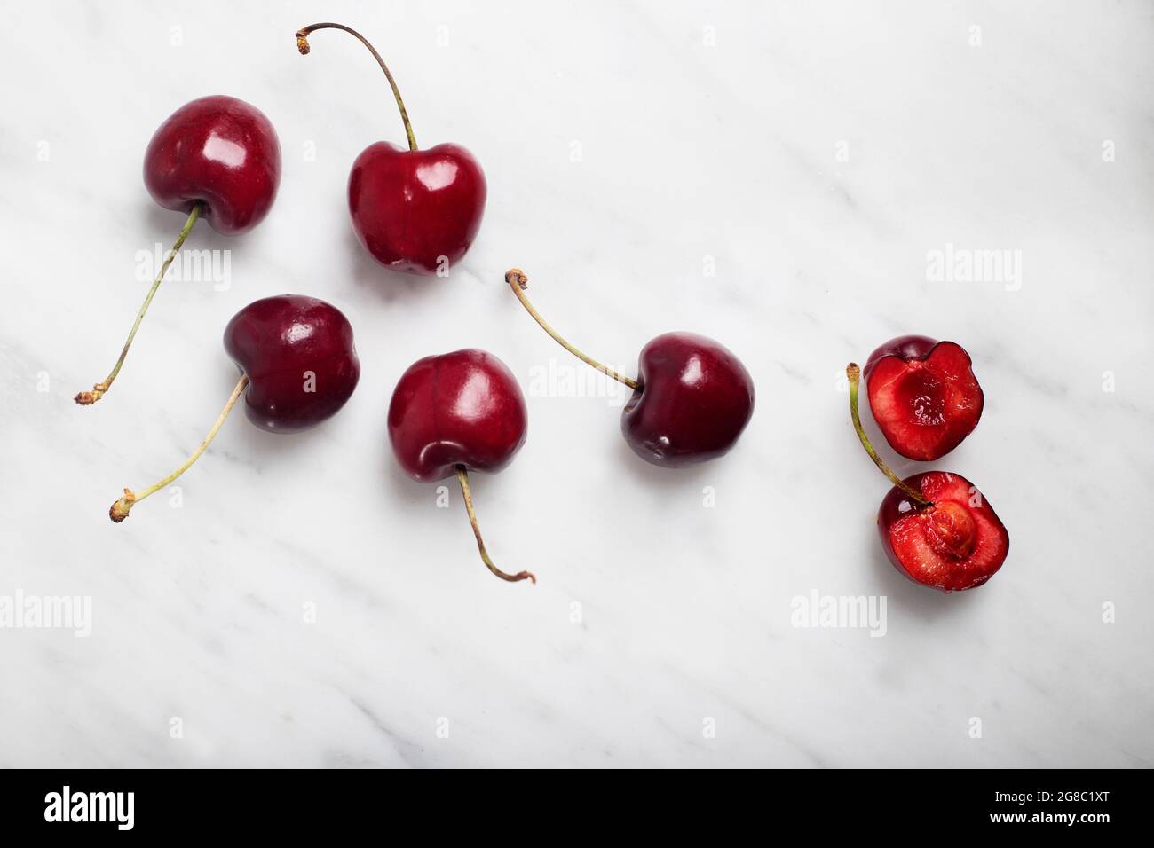 Top view closeup one half hi-res stock photography and images - Alamy