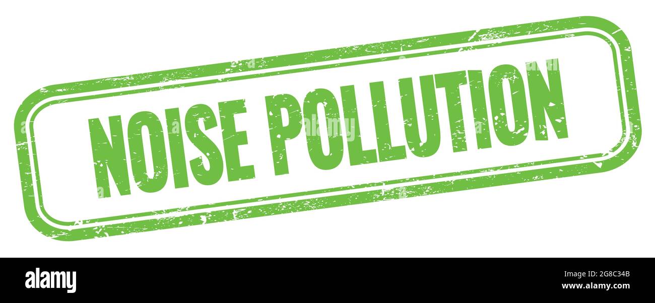 Noise pollution stamp hi-res stock photography and images - Alamy