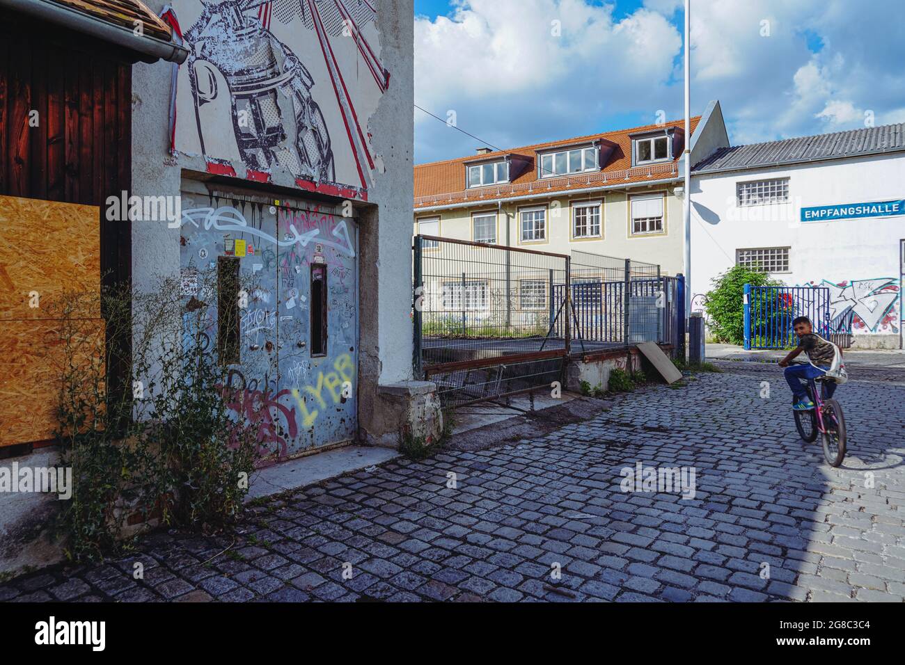 A cultural centre is located in Dachauer Straße in Munich. The large ...