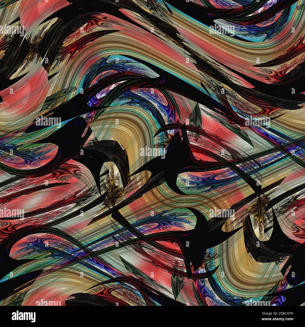 Digital Abstract Pattern and colourful background Stock Photo - Alamy