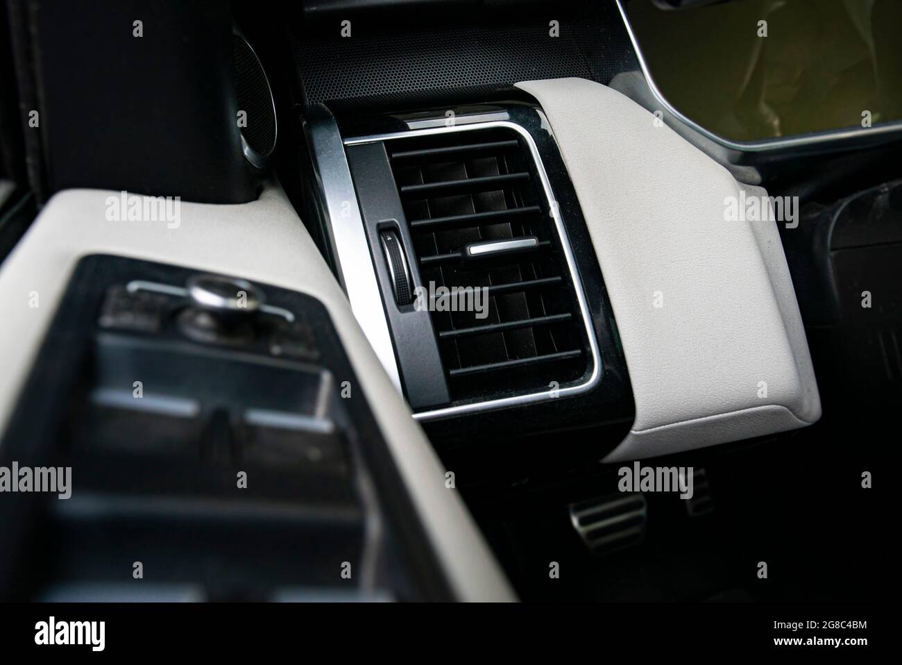 Detail of Car ventilation nozzle in a macro shot Stock Photo - Alamy