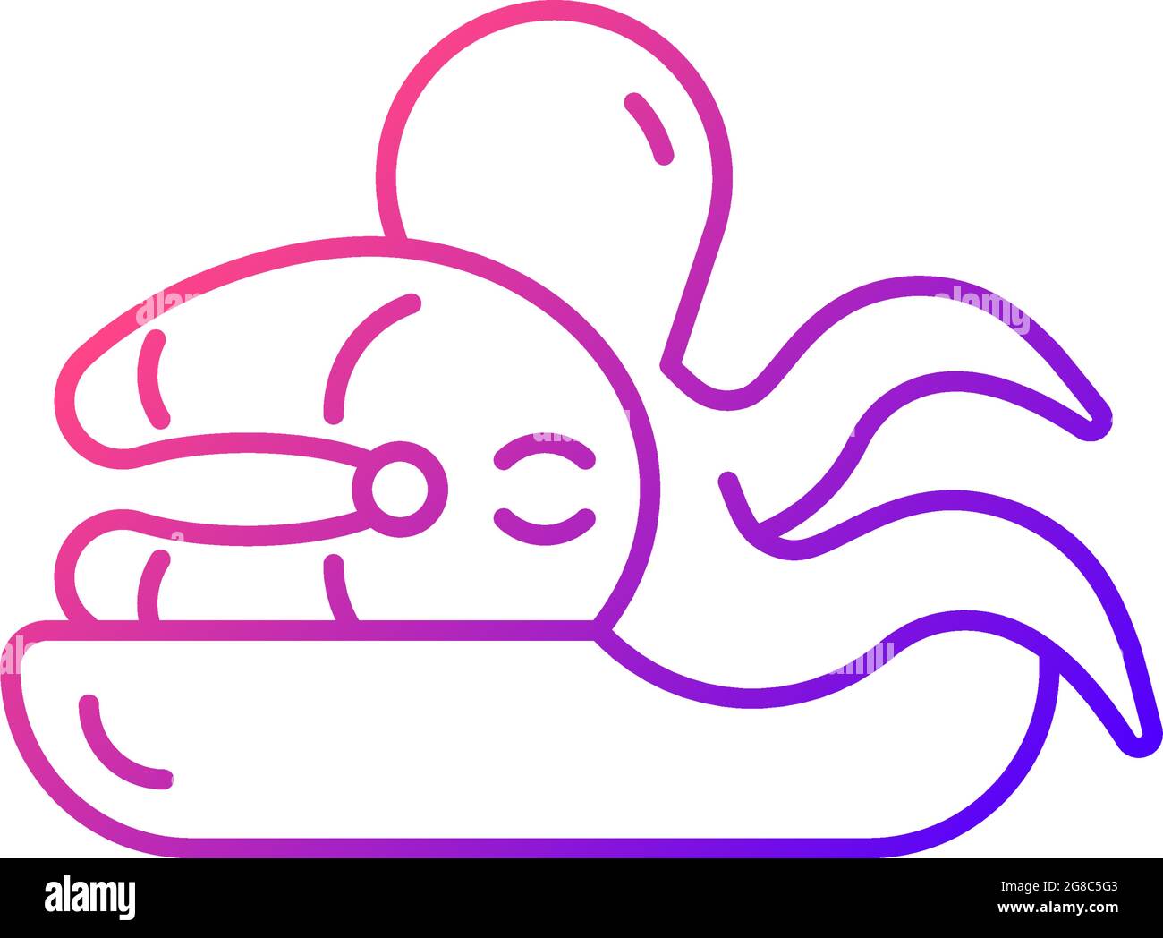 Seafood market gradient linear vector icon Stock Vector Image & Art - Alamy