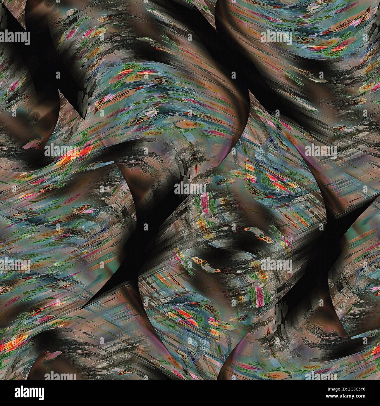 Digital Abstract Pattern and colourful background Stock Photo - Alamy