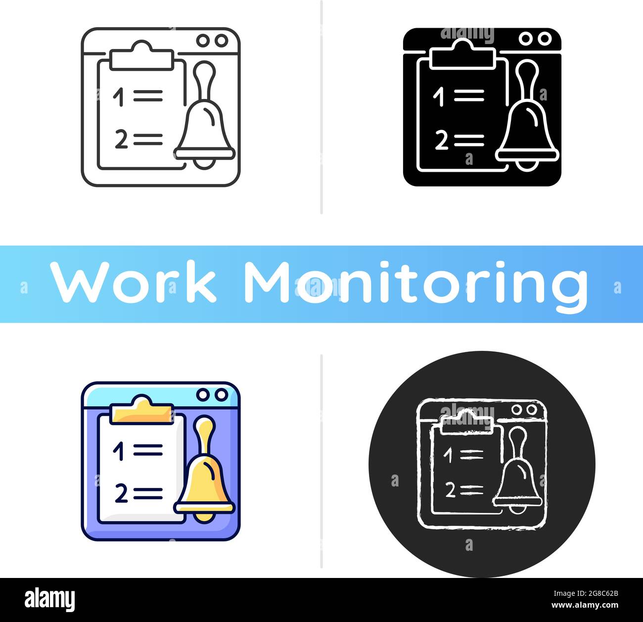 Online reminder icon Stock Vector Image & Art - Alamy