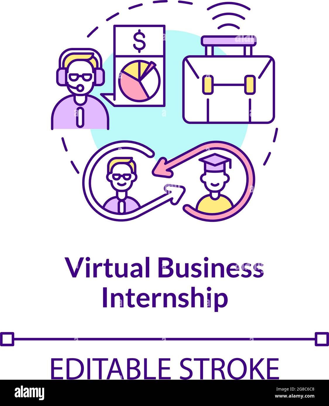 Business internship Stock Vector Images - Alamy
