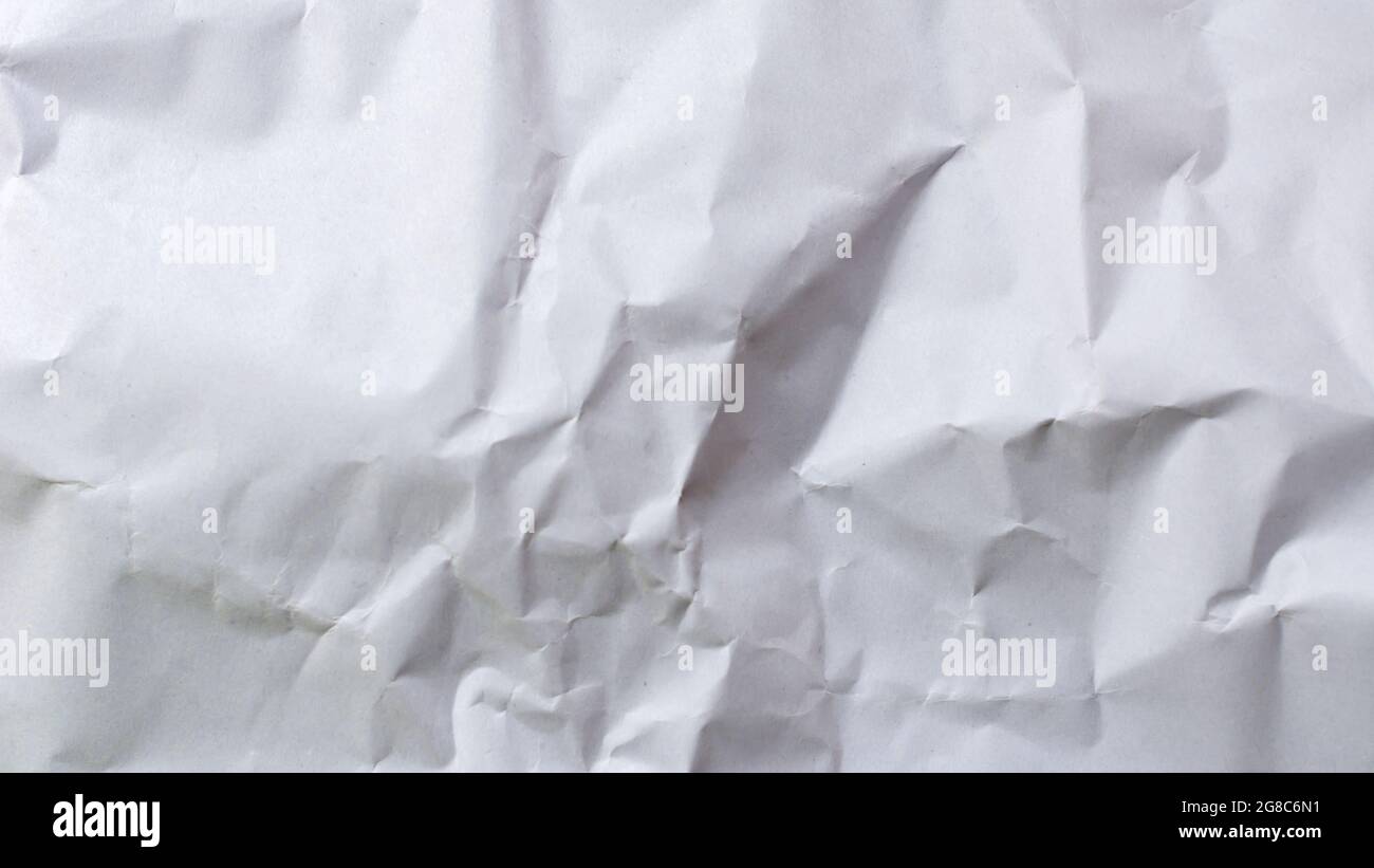 Grunge wrinkled white color paper textured background Stock Photo - Alamy