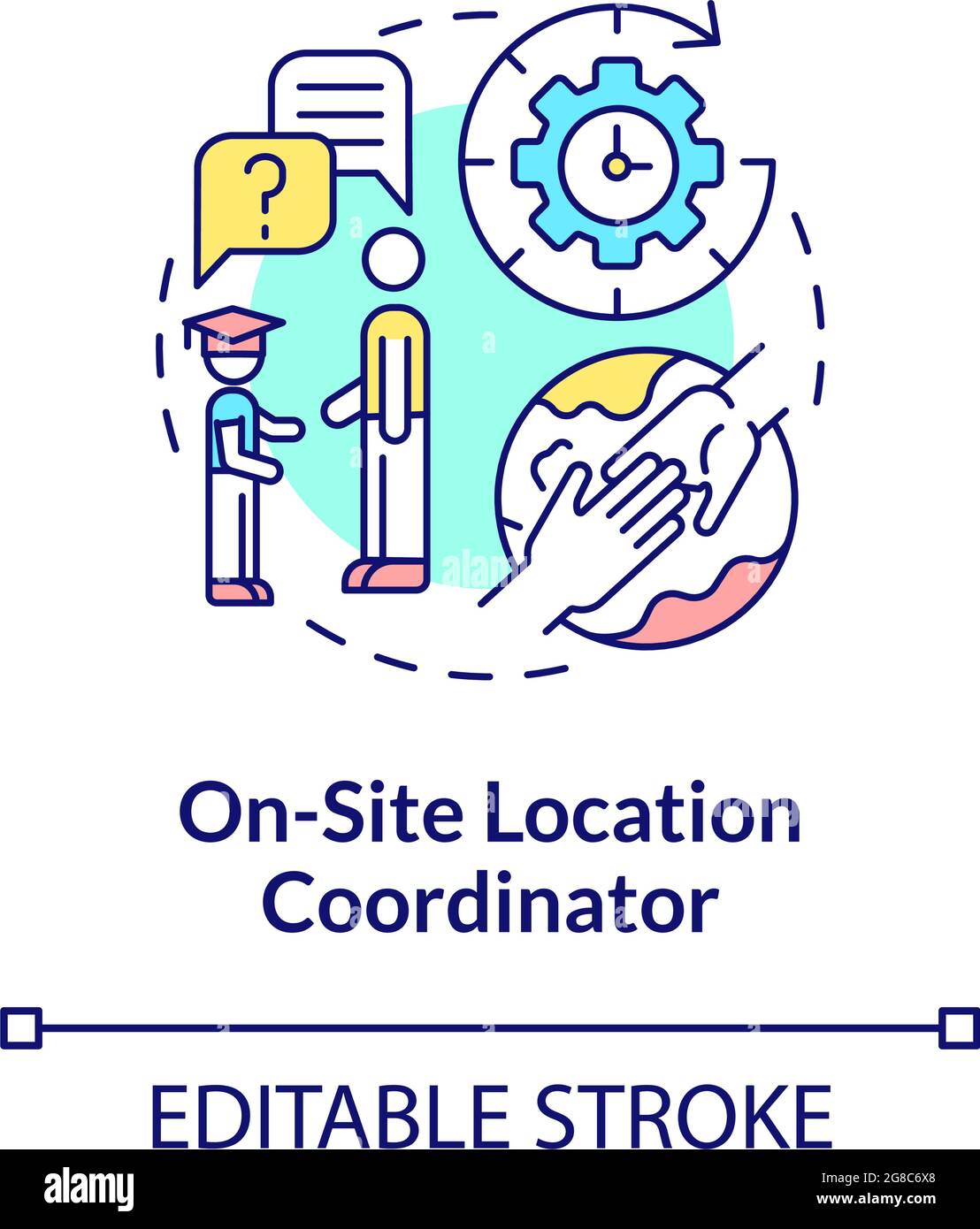General coordinator Stock Vector Images - Alamy