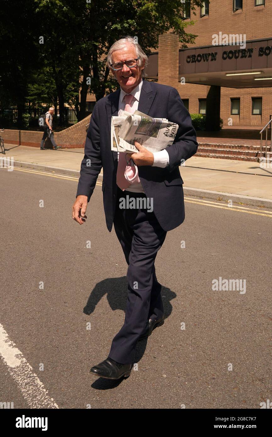 Nicholas Wainwright, Chairman of Boodles, leaving Southwark Crown Court ...