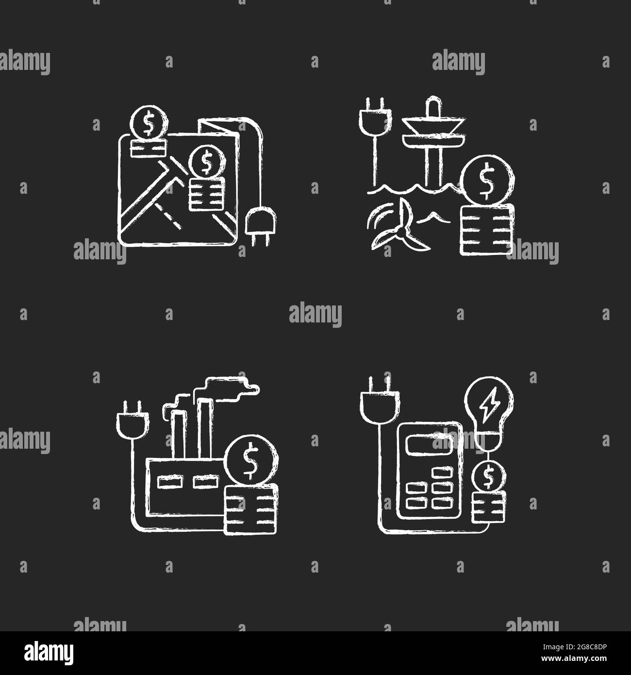 Tidal energy not power Stock Vector Images - Alamy