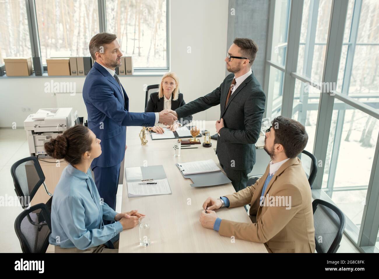 Business Partners Shaking Hands