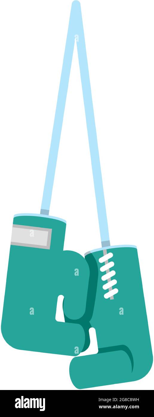 Boxing gloves for fight vector icon isolated on white Stock Vector ...