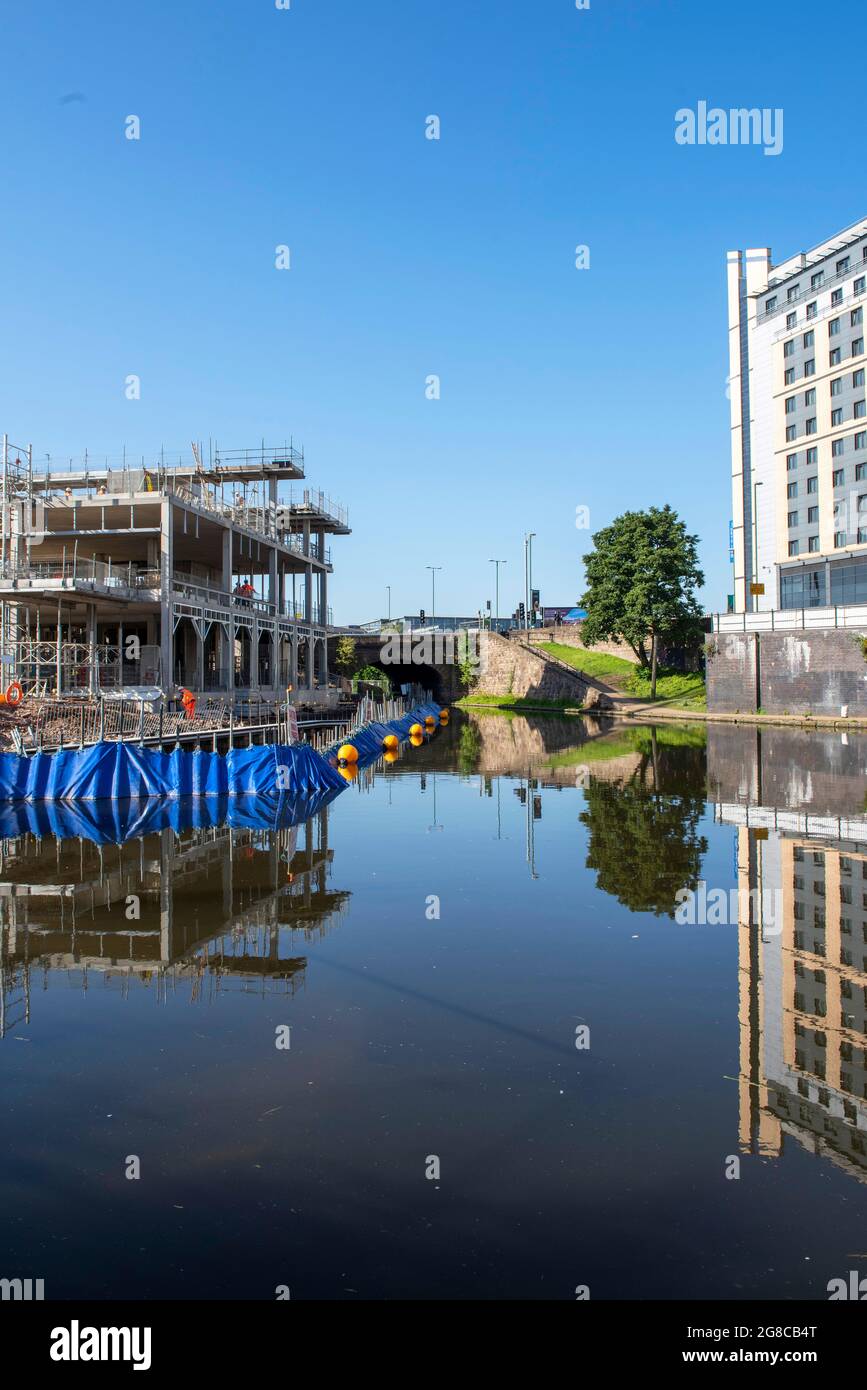 Summer morning at the Island Quarter Development on the Southside of ...