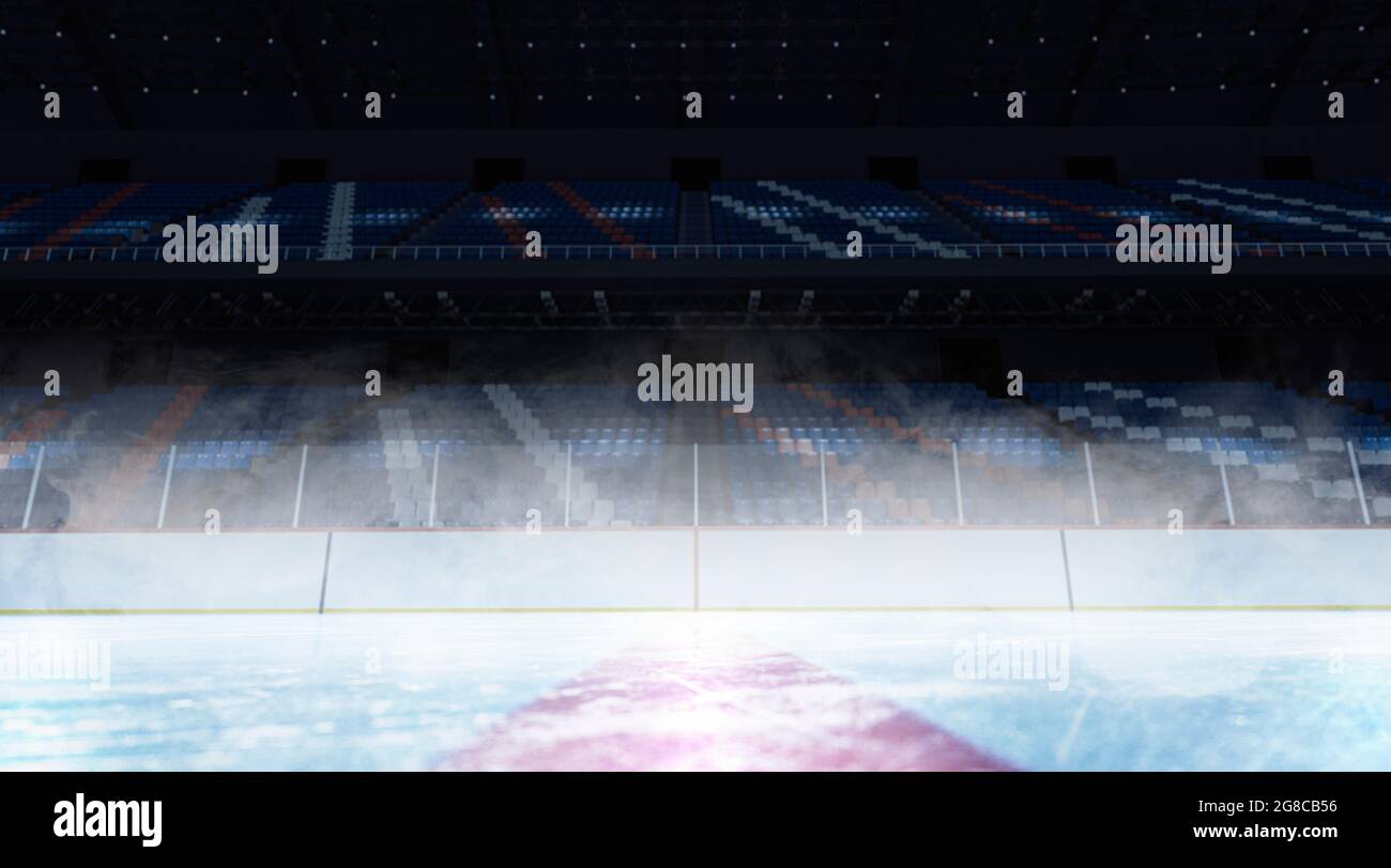 Blank ice skates background mock up, front view, 3d rendering. Empty ...