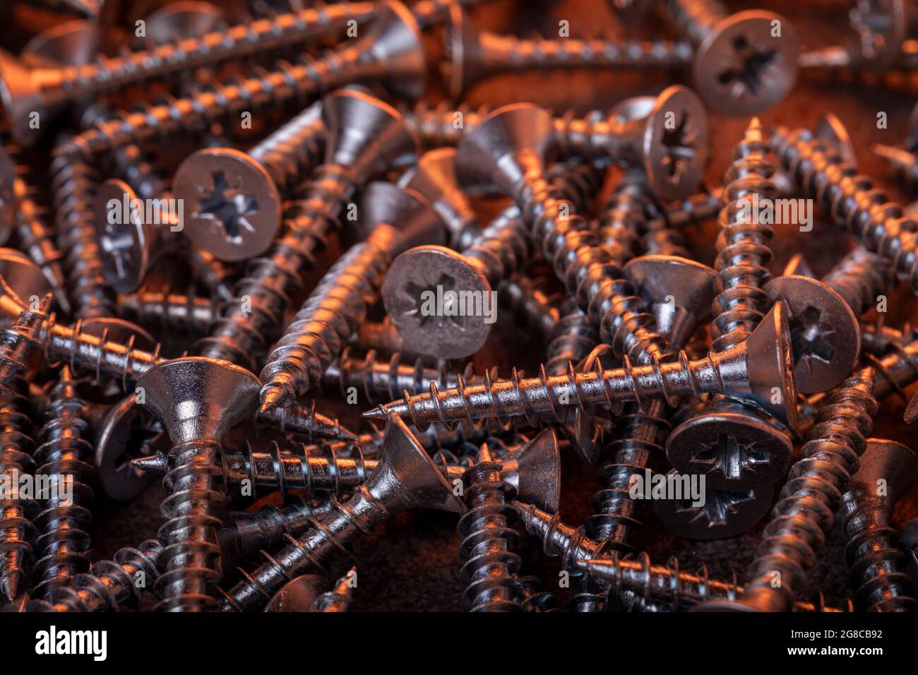 Galvanized screw hi-res stock photography and images - Alamy