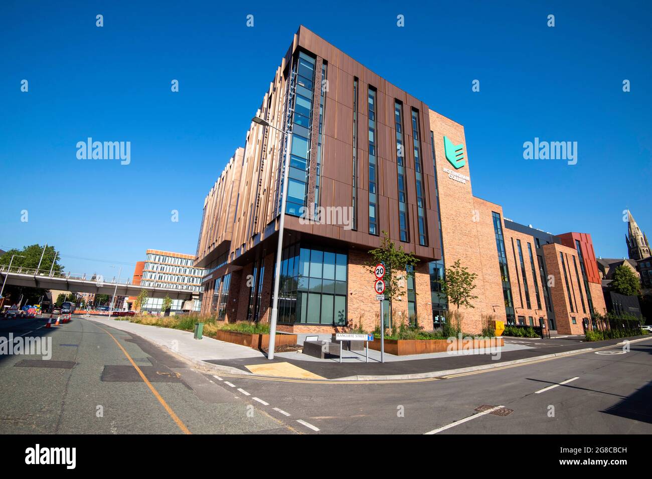 Summer morning at the new Nottingham College City Hub on the Southside ...