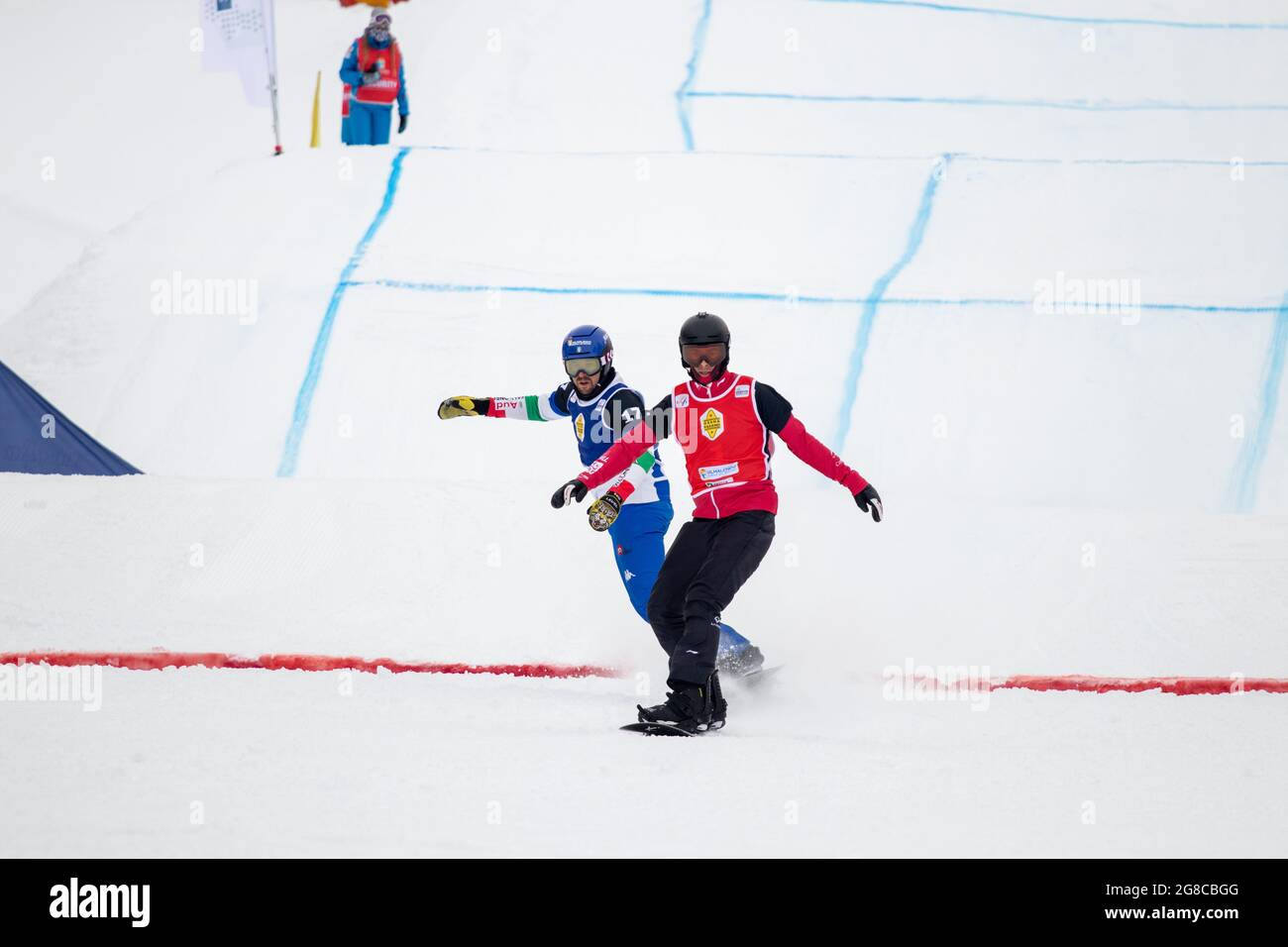 Valmalenco SBX World Cup 2021 Stock Photo - Alamy