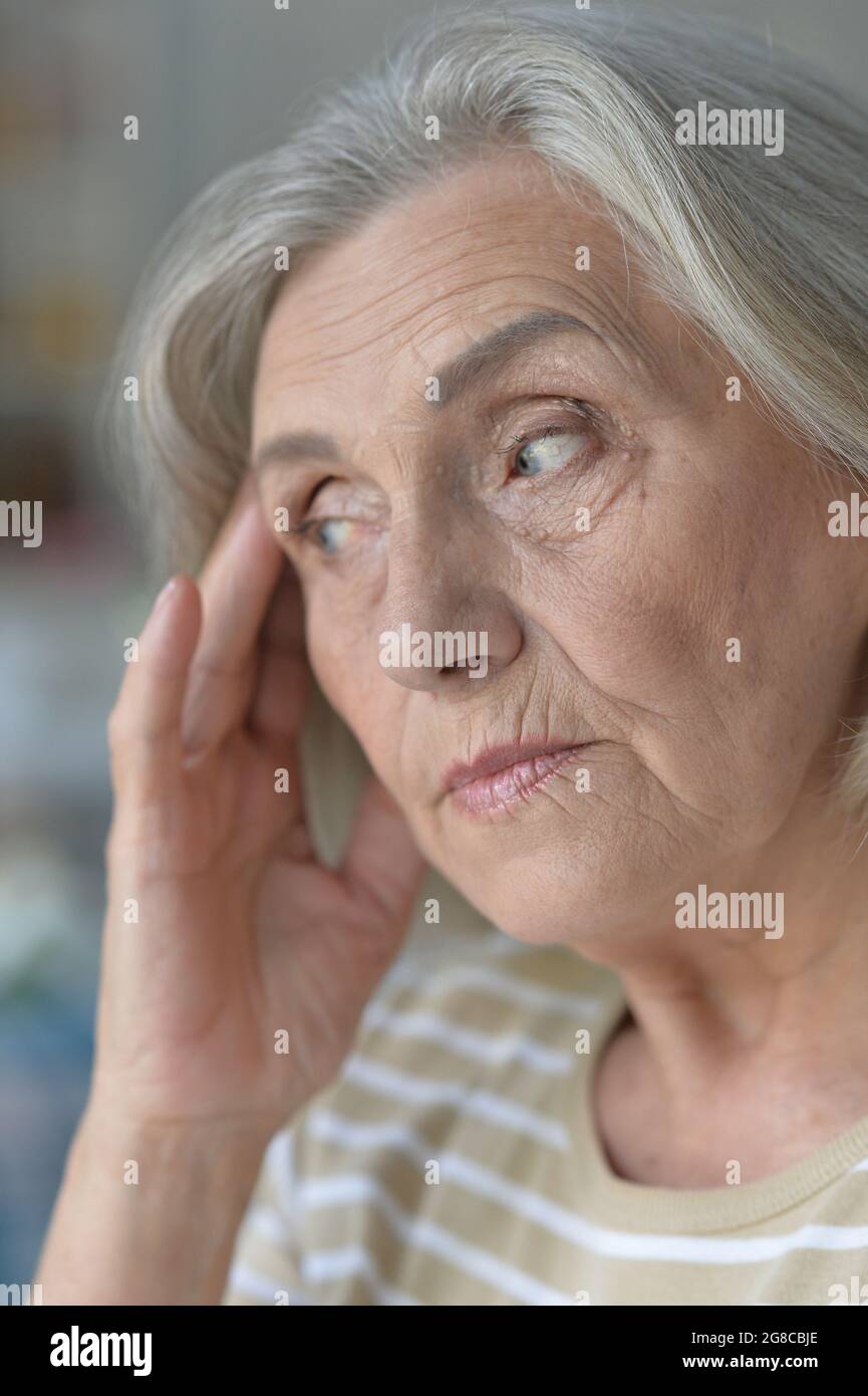 Close up sick female hi-res stock photography and images - Alamy