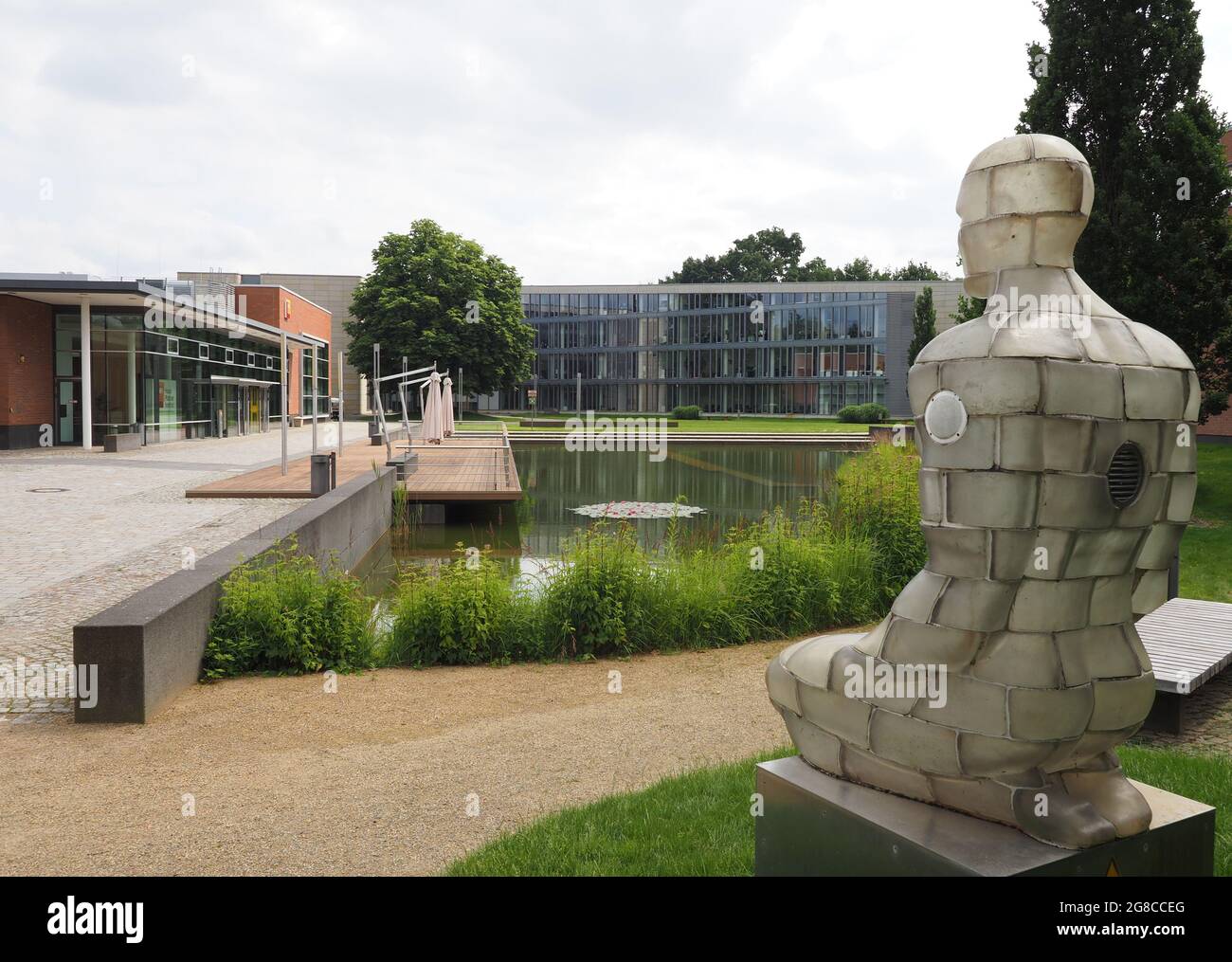 Potsdam, Germany. 12th July, 2021. The site of the Hasso Plattner ...